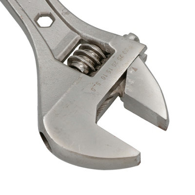 4pc Adjustable Spanner / Monkey Pipe Wrench Set Covers 0-36mm