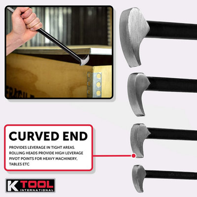 4pc Lady Foot Pry Bar Set - K Tool International