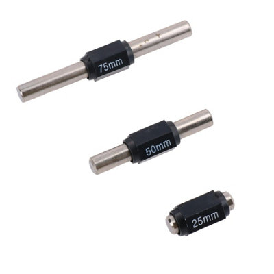 4pc Micrometer External Adjustable Metric Micrometer Carbide Anvils 0 ...