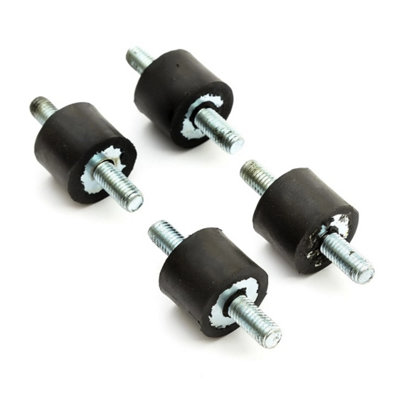 4pcs 8mm Rubber Mounts For Honda Generator Pump Wacker Plate