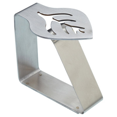 4pcs Leaf Shape Tablecloth Clips Stainless Steel Table Cloth Clamps