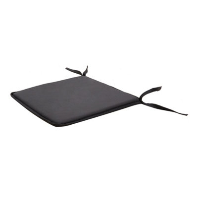 4Pcs Soft Square Chair Pads with Ties Seat Cushion Pads Set for Garden ...