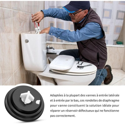 4Pcs Toilet Flush Seal, Perfect Flush Membrane Express Repair, Flush ...
