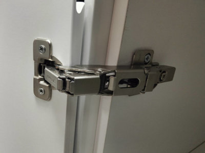 4PK 155 Degree Kitchen Door Hinges Complete With Backplates and Screws