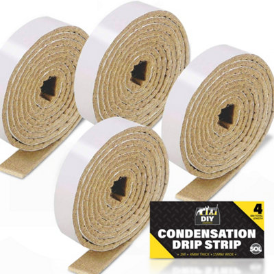 4pk Condensation Drip Strip 2m x 15mm, 8m Condensation Strips for ...