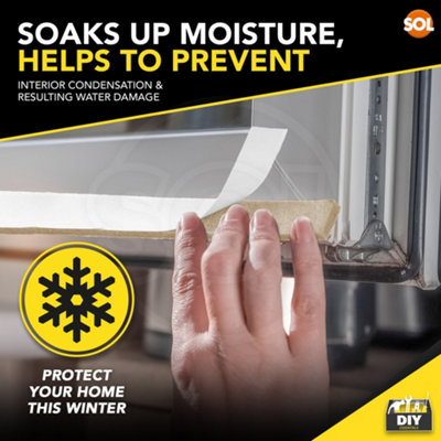 4pk Condensation Drip Strip 2m x 15mm, 8m Condensation Strips for ...