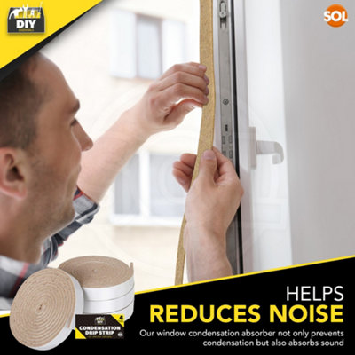 4pk Condensation Drip Strip 2m x 15mm, 8m Condensation Strips for ...