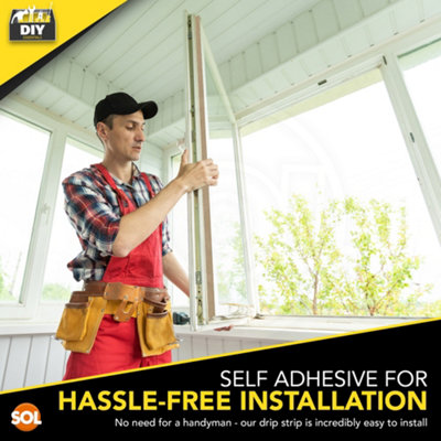 4pk Condensation Drip Strip 2m x 15mm, 8m Condensation Strips for ...