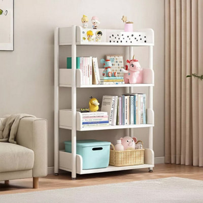 4Tier Wooden Storage Shelf Bookcase Shelving Display Storage Unit ...