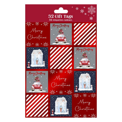 4x 4M Cute Christmas Wrapping Paper Rolls Kids Xmas Gift Wrap Plus 16 ...