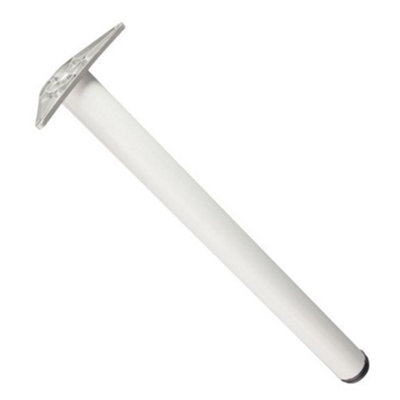 4x Adjustable Steel Table Legs with Mounting Plates, Ideal for Kitchen ...