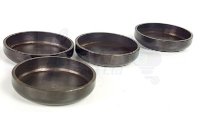 4x ANTIQUE BRASS CASTOR COASTERS FURNITURE GLIDES FLOOR PROTECTOR FOR ...