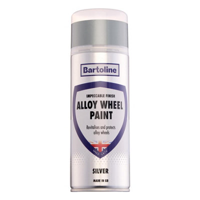4x Bartoline Alloy Wheel Paint Silver Perfect Finish Revitalise ...