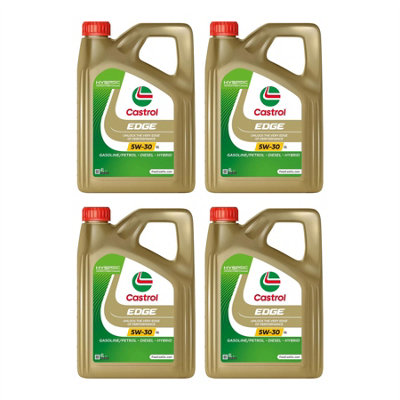 4x CASTROL SAE 5W30 Engine Oil 4 Litres Synthetic ACEA Light Duty C3 15F7E5