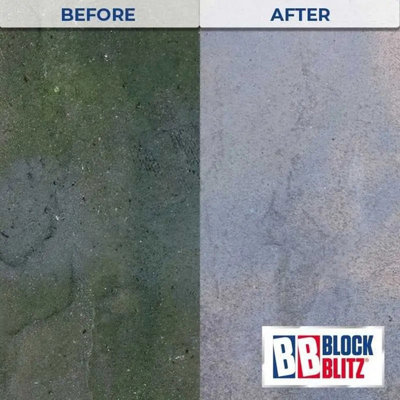 4X Eco Block Paving Patio Decking Cleaner Block Blitz Original 760g 2 ...