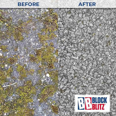 4X Eco Block Paving Patio Decking Cleaner Block Blitz Original 760g 2 ...