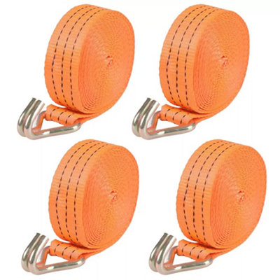 4X Heavy Duty Ratchet Ties Down Straps 40mm-6-Meter Lashing Cargo ...