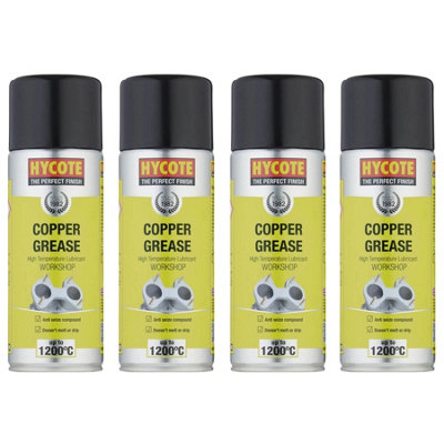 4X HYCOTE WORKSHOP COPPER GREASE HIGH TEMPERATURE LUBRICANT 400ML ...