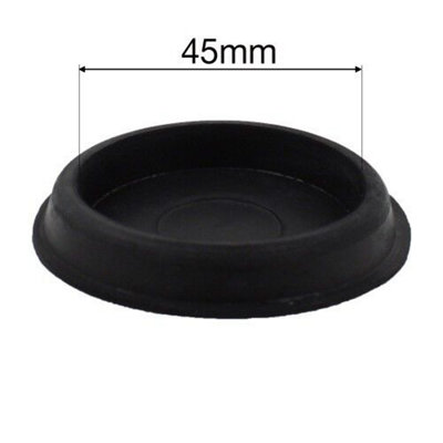 4x PTFE Teflon Based Rubber Castor Cup Glides - Move & Slide Furniture ...