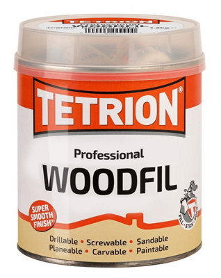 4x Tetrion Woodfil 2K Filler White 1.2kg