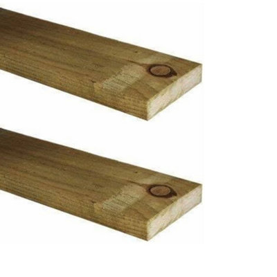 4X1 100X22 TREATED TANALISED TIMBER BATTEN LENGTHS 1.2M X 2 TOTAL 2.4 ...