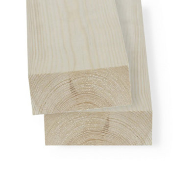 4x1.5 Inch Planed Timber (L)1800mm (W)94 (H)38mm Pack of 2 | DIY at B&Q
