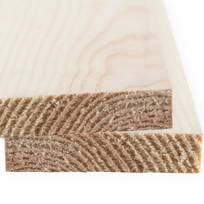 4x1 Inch Planed Timber (L)1500mm (W)94 (H)21mm Pack of 2 | DIY at B&Q