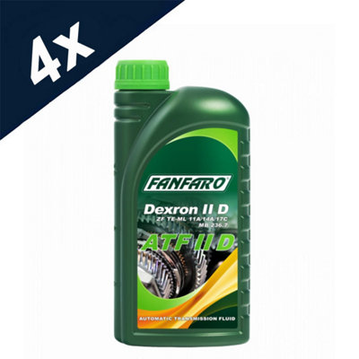 4x1L FANFARO ATF DEXRON 2 Automatic Transmission & Power Steering Fluid ...