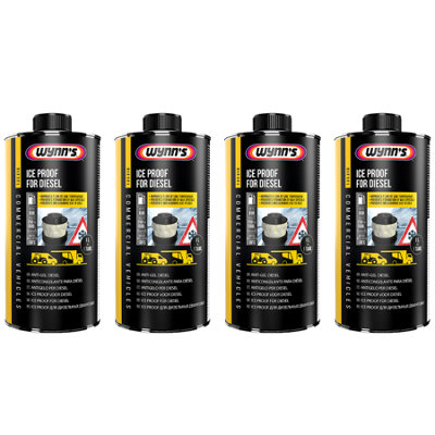 4x1L Wynns Winter Diesel Additive Anti-Gel Diesel Frost Protection ...