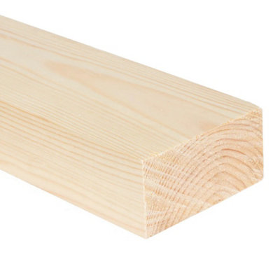 4x2 Inch Planed Timber (L)1800mm (W)94 (H)44mm Pack of 2