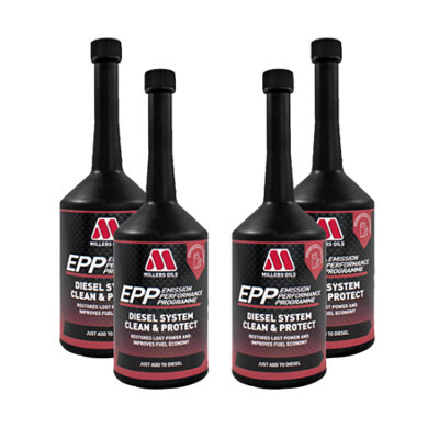 4x400ml Millers EPP Diesel System Cleaner Protect Entire Fuel System ...
