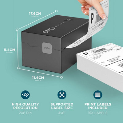 4x6 Thermal Label Printer, Shipping Label Printer, Bluetooth For All ...