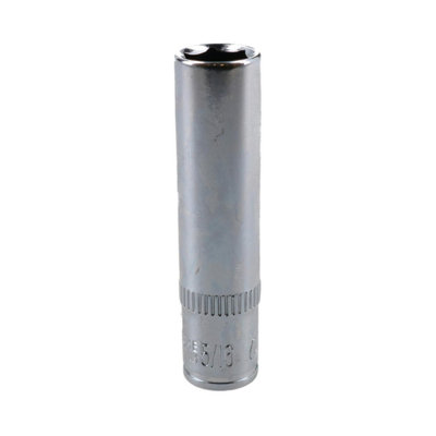 5/16" DEEP SAE SOCKET 1/4" DRIVE 48MM LENGTH 6 POINT CHROME VANADIUM STEEL