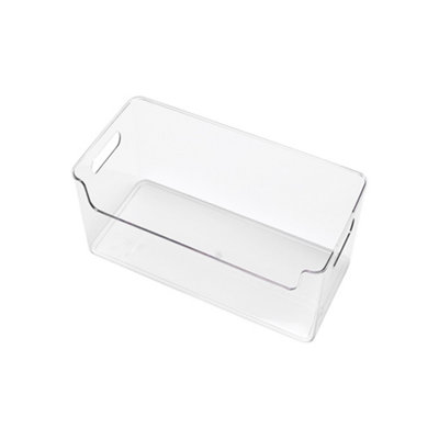 5.5L Clear Rectangle Plastic Food Storage Container Set,Pack of 2