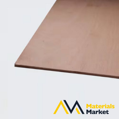 5.5mm Non-Structural Hardwood Plywood Sheet 8' x 4' (x10 Sheets)