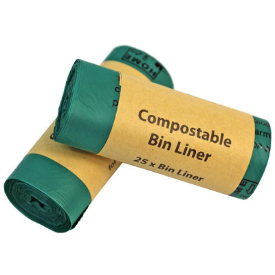 Buy 5-6L Compostable Bin Liners Plant-based | DIY at B&Q