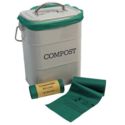 Shop 5-6L Compostable Bin Liners Plant-based