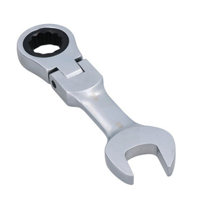 5/8" AF SAE Imperial Flexible Stubby Flexi Head Ratchet Spanner Combi ...