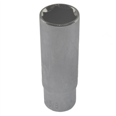 5/8" Imperial AF SAE Socket Double Deep 6 Sided Single Hex 3/8" Drive ...