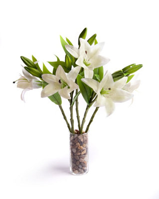 5 Best Artificial 35cm Ivory Tiger Lillies