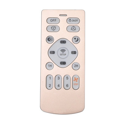 5 Blades Acrylic LED Ceiling Fan Light Adjustable Speed with IR Remote ...