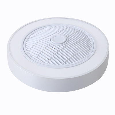 5 Blades Acrylic LED Ceiling Fan Light Adjustable Speed with IR Remote ...