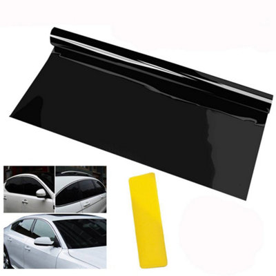 5% Car Window Tint Auto Tinting Film Limo Black Dark Medium Ultra Light ...