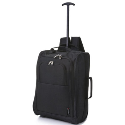 5 Cities 55cm Backpack Trolley Bag Single, 21 Inch Cabin Approved Carry ...