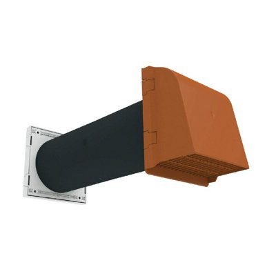 5" Core Vent Cavity Ventilator Anti Draught Terracotta Cowl for Gas ...
