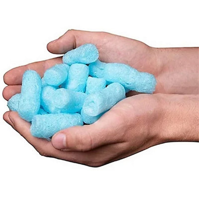 5 Cubic Eco Flo Biodegradable Blue Coloured Loose Fill Packing Peanuts