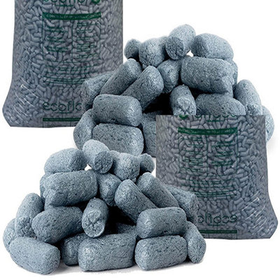 5 Cubic Eco Flo Biodegradable Grey Coloured Packing Peanuts Loose Fill