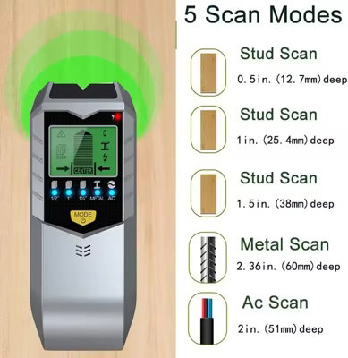 5 In 1 Electronic Wall Detector Finders Multifunctional