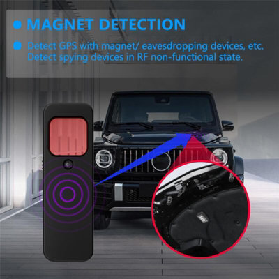 5 In 1 Hidden Camera Detector Gps Tracker Infrared Scanner Bug Rf ...