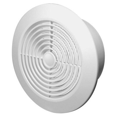 5-inch / 125 mm Circular Ceiling Mounted Air Vent Grille Cover, Round ...